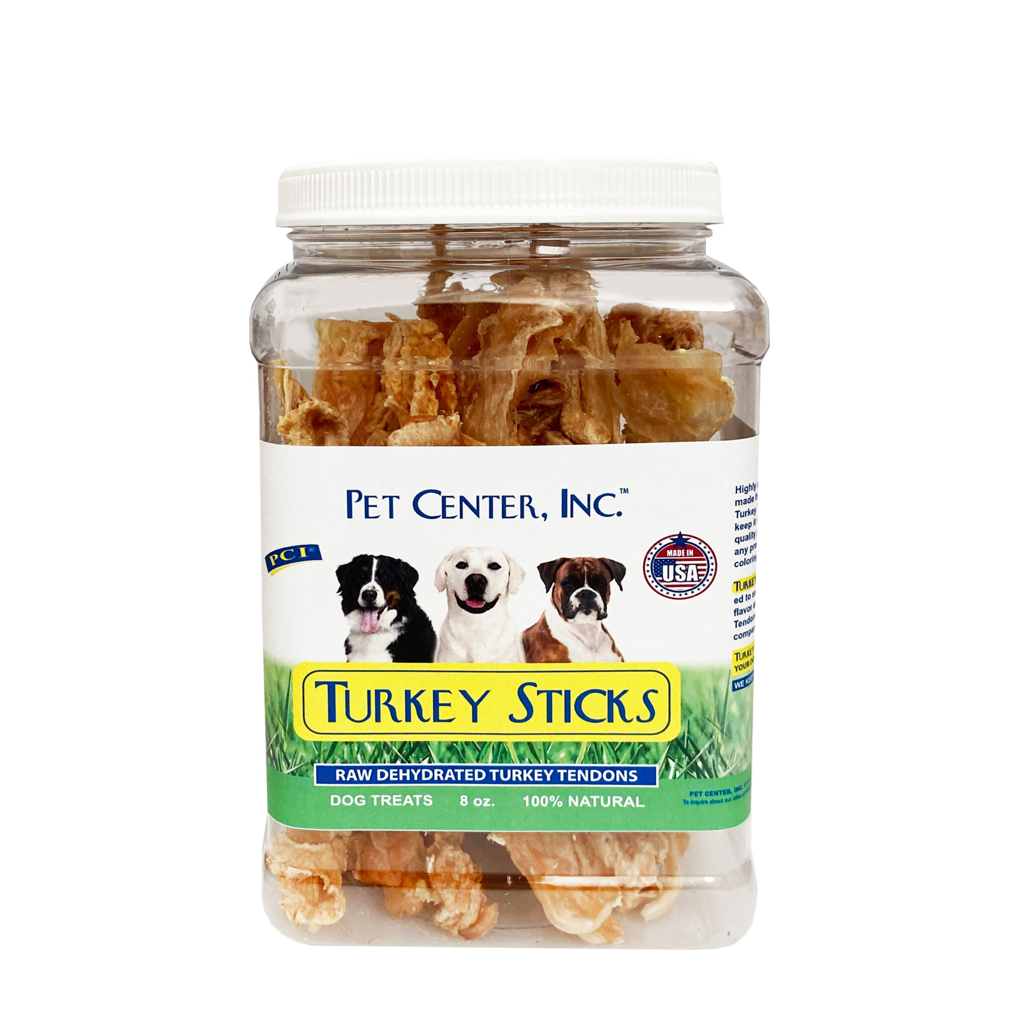 Turkey Tendon Sticks 8oz Canister – Palm Distributing